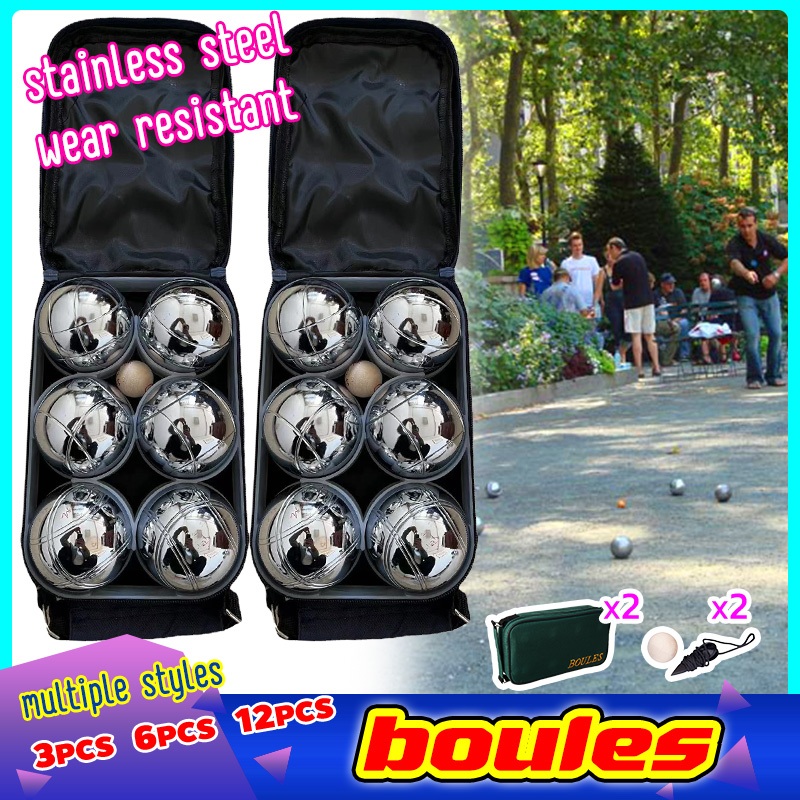 【3/6/12pcs】petanque ball boules bola petanque pertandingan Strict ...