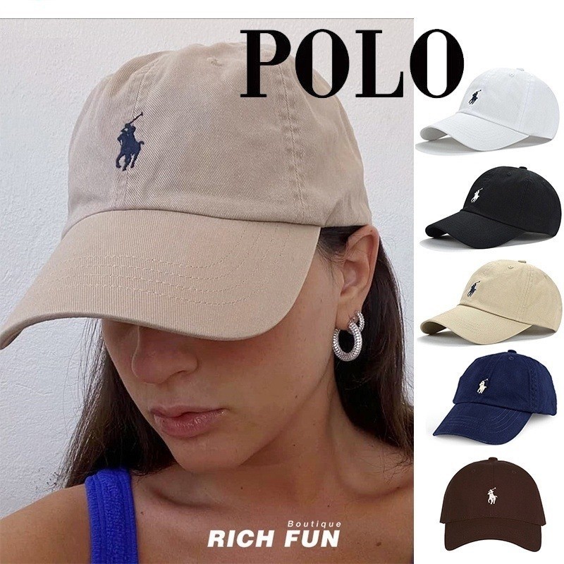 Polo Ralph Lauren Baseball Hat Cotton Hat Cotton 100% Genuine | Shopee ...