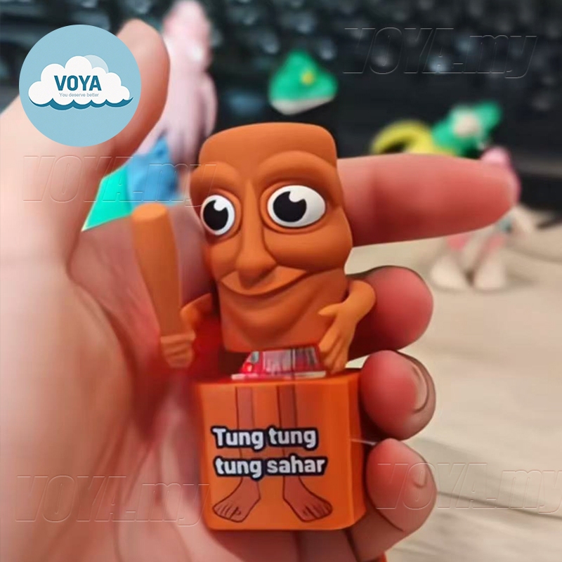 Funny Stickman Stress Relief Fidget Toy with Click Sound Button - Nezha ...