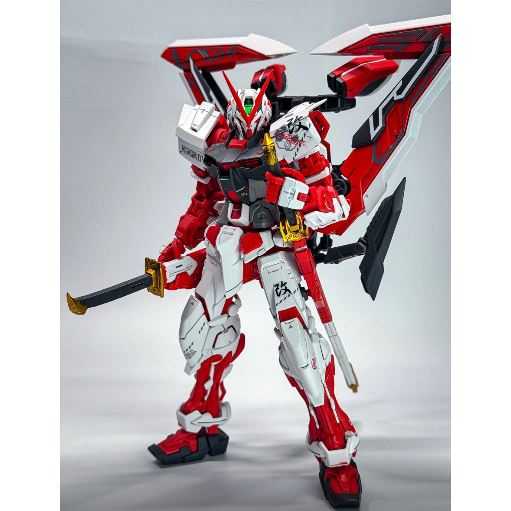 BANDAI MG 1/100 MBF-P02KAI Gundam Astray Red Frame Seed Astray LOWE ...