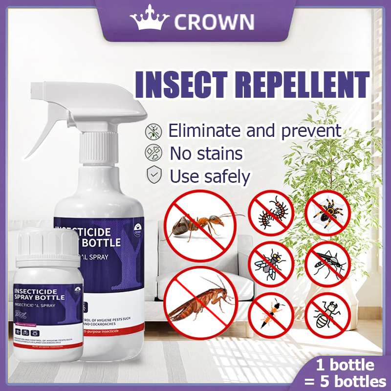 [1Bottle=5Bottles] Insect Repellent Spray Serangga Lipas Semut Insect ...