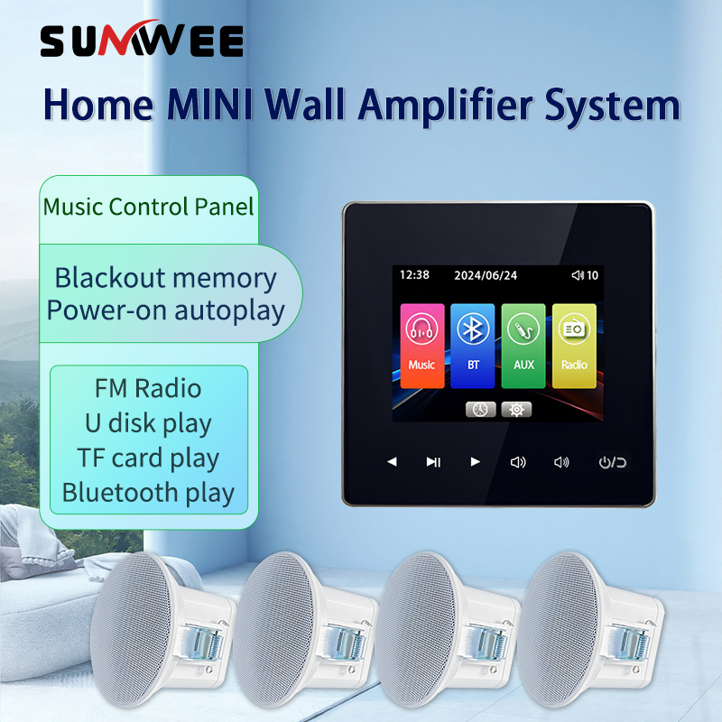 86A-3 Bluetooth 20W Smart Background Music Controller & M2 5W mini ...