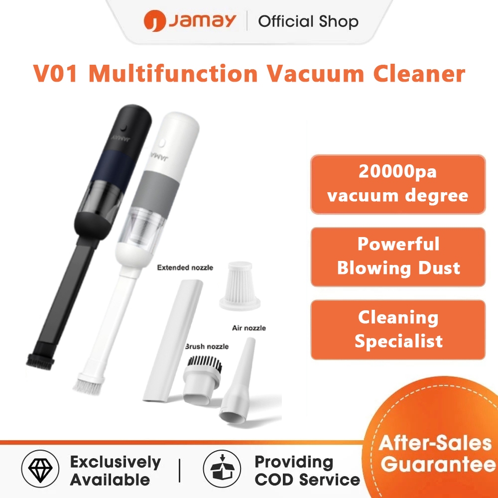 JAMAY Portable Vacuum Cleaner Mini Wireless Cordless Home Car Wireless ...