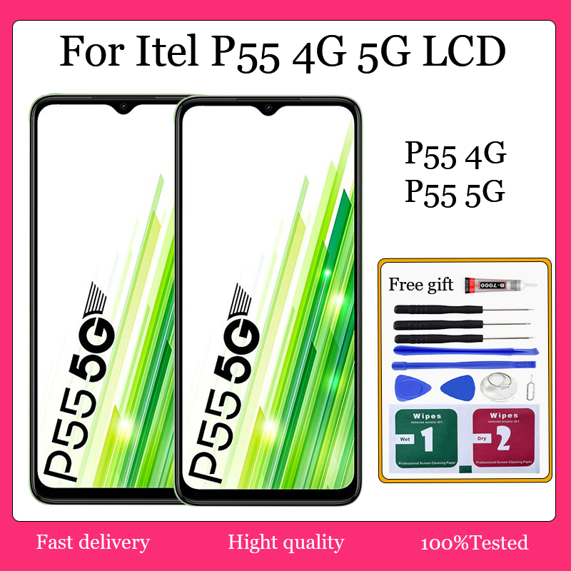 Original itel P55 4G 5G LCD Display Touch Screen Replacement | Shopee ...