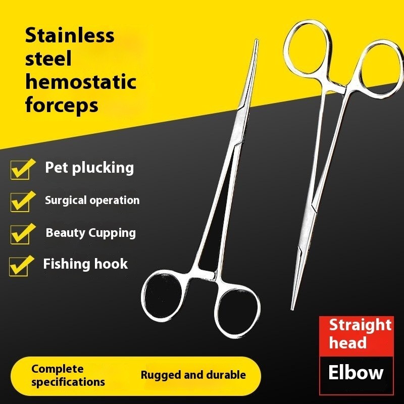 Medical hemostatic forceps, stainless steel elbow surgical tissue ...