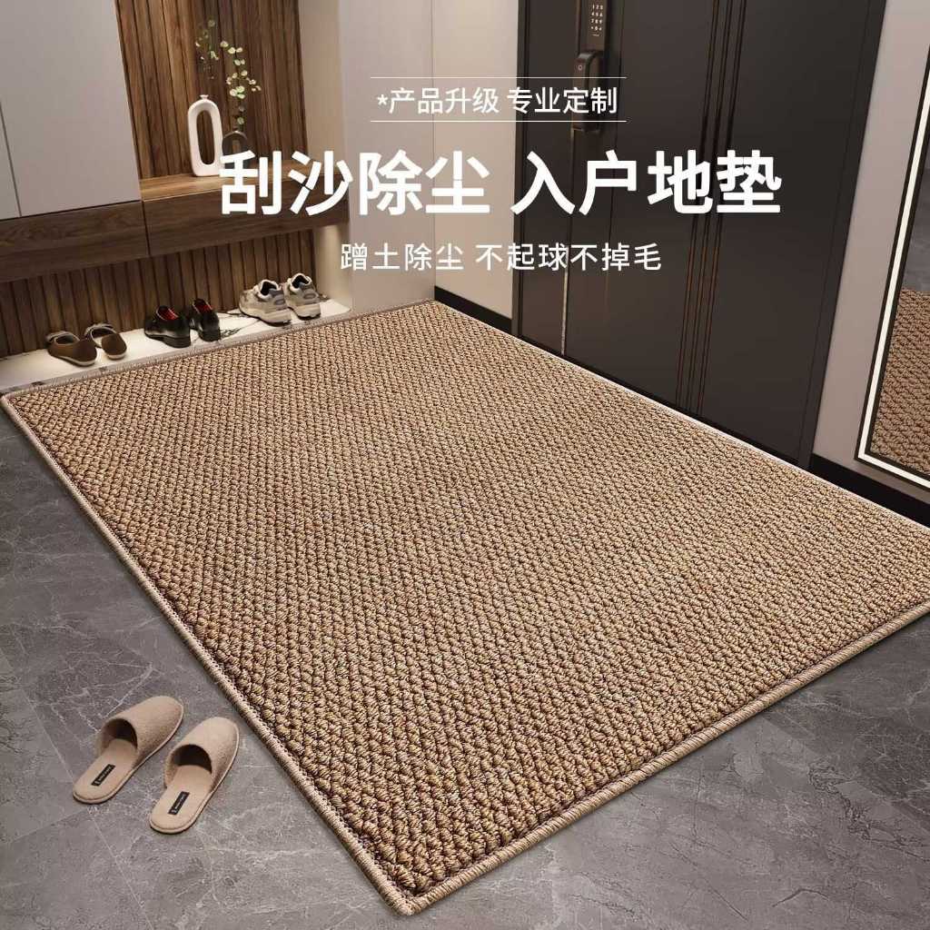 Entry Door Foot Mat Anti-slip Scraping Mud Wear-resistant Washable ...
