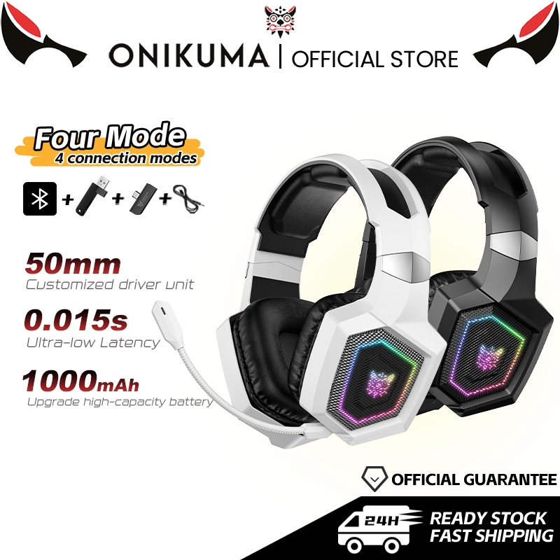 ONIKUMA GT806 Wireless Bluetooth Headphones Low latency Gaming Headset ...