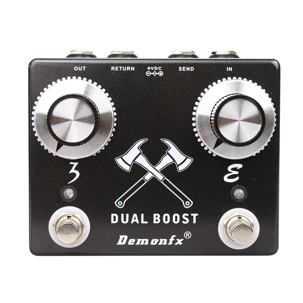 New Demonfx Dual Boost Preamp Effect Pedal Combine Two Booster In One ...