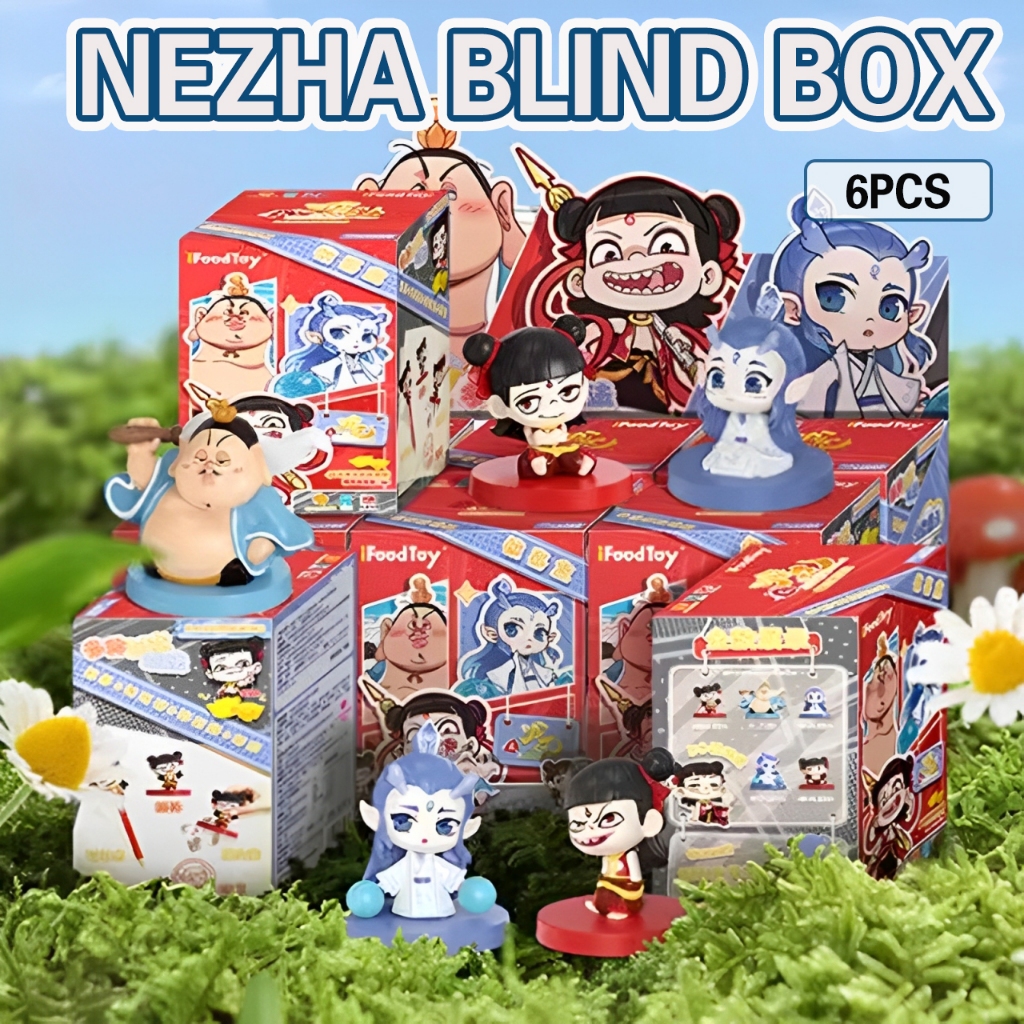 Nezha2 Figure Blind Box Nezha Ao Bing Figures Doll Toys Surprise Box ...