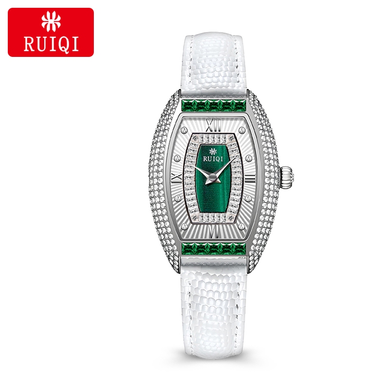 RUIQI Watch for Women Barrel Type Original Waterproof Leather Strap ...