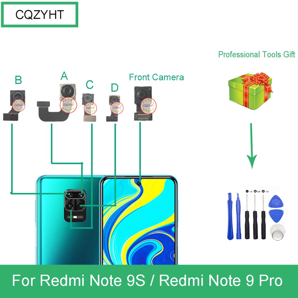 Back Camera For Xiaomi Redmi Note 9S / Redmi Note 9 Pro and Front ...