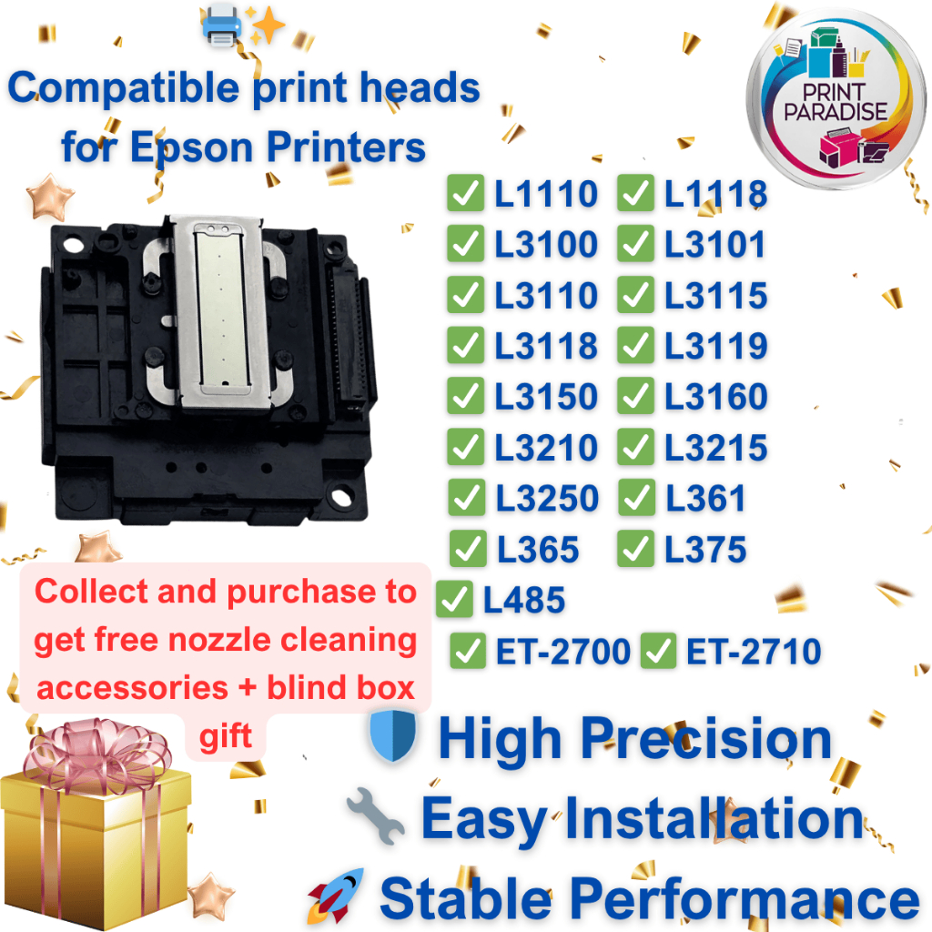 Compatible Printhead for Epson L360 L1110 L3100 L3110 L3150 L3210 L3250 ...