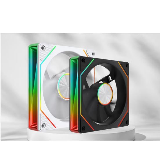 AUSEN PRISM 8 PRO 120mm case fan PWM ARGB fan for PC cases and coolers ...