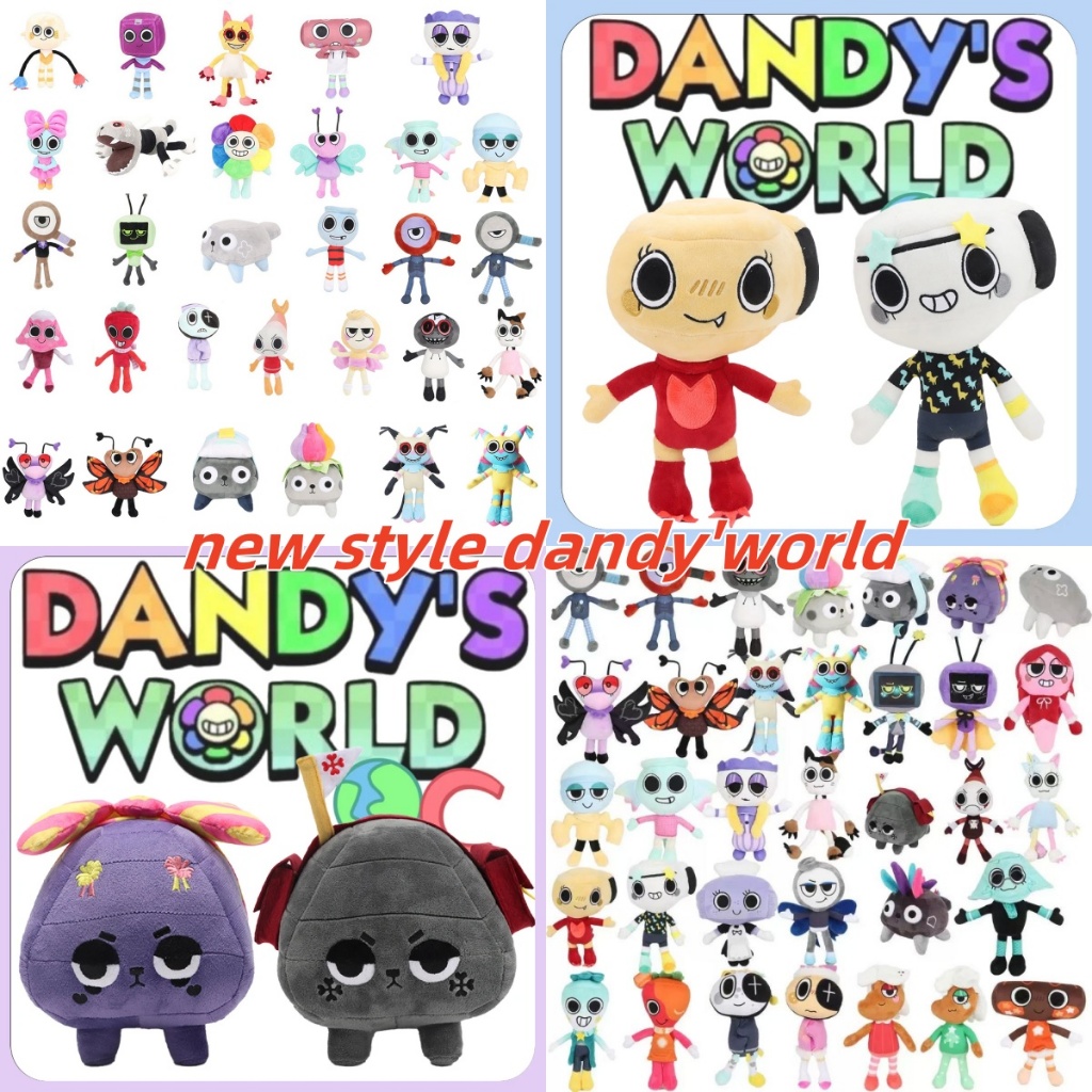 Dandy's World Pebble Boxten Goob Plush Toy Anime Game World Plush Doll ...