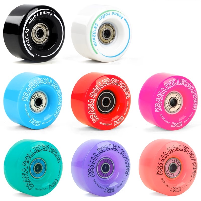 professional high speed racing 82a pu wheel 58*32mm abec-9 bearing ...