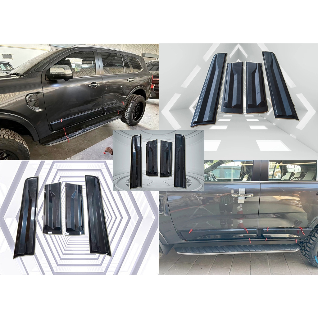 Ford EVEREST car door cladding 2022 2023 body moulding door panel (4pc ...