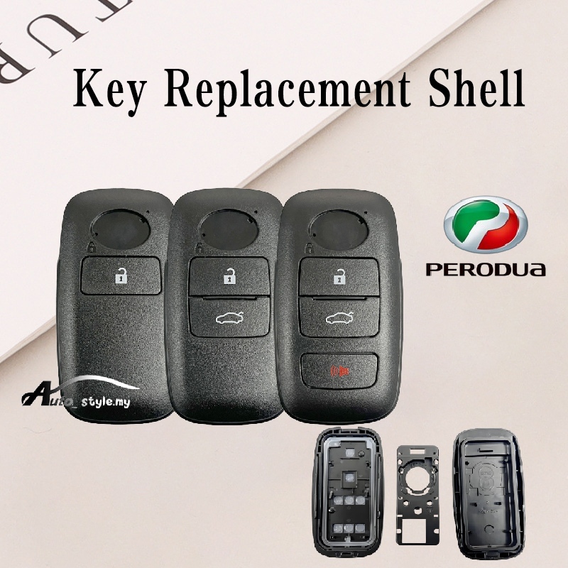 Perodua Key Replacement Shell Perodua Replace Flip Suitable For Perodua ...