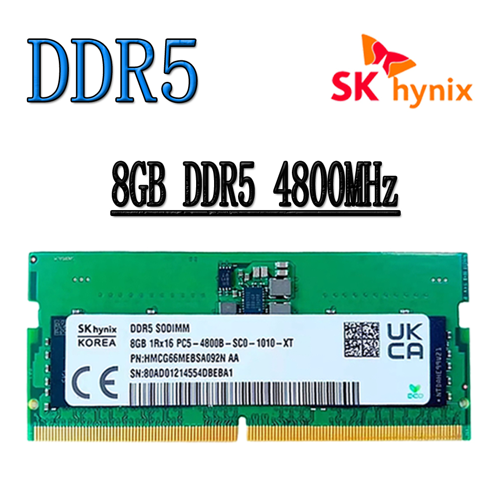 SK Hynix DDR5 RAM 8GB DDR5 4800MHz PC5-38400S CL40 Laptop Memory SO-DIMM Notebook RAM | Shopee ...