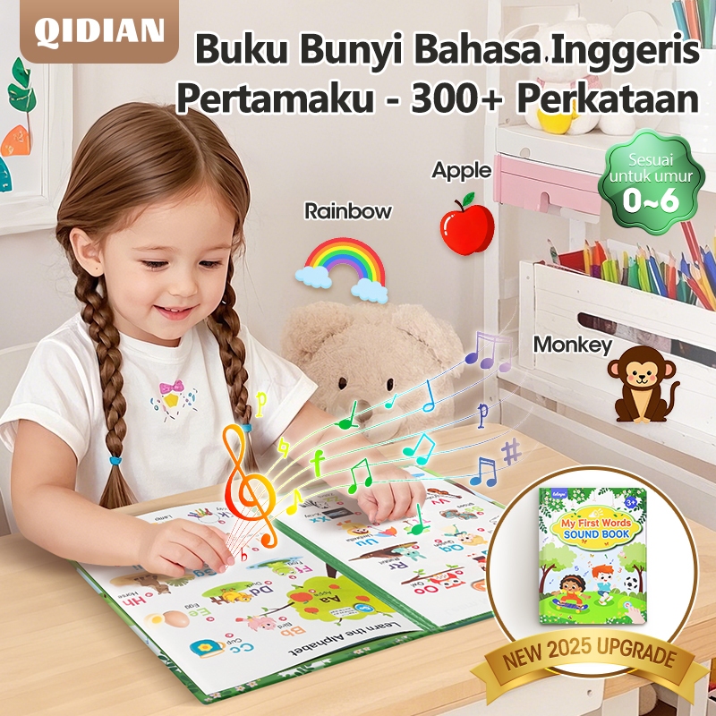 Buku Bunyi Bercakap untuk Kanak-kanak Berumur 1-9 Tahun | Mainan ...