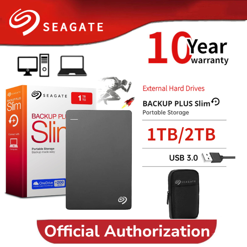 Seagate One Touch External Hard Disk 2TB / 1TB Portable USB 3.0 ...