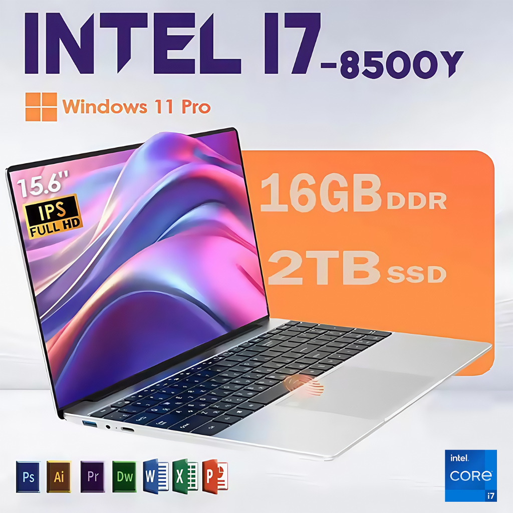 Laptop Devices For Games Intel Core i7-8500Y 15.6-inch Study Office ...