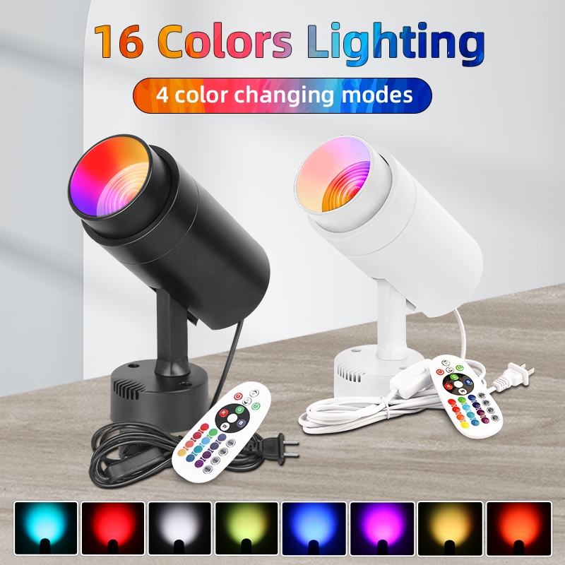 Lampu Disco Colorful Stage Light RGB Spotlight 24W With Remote Control ...