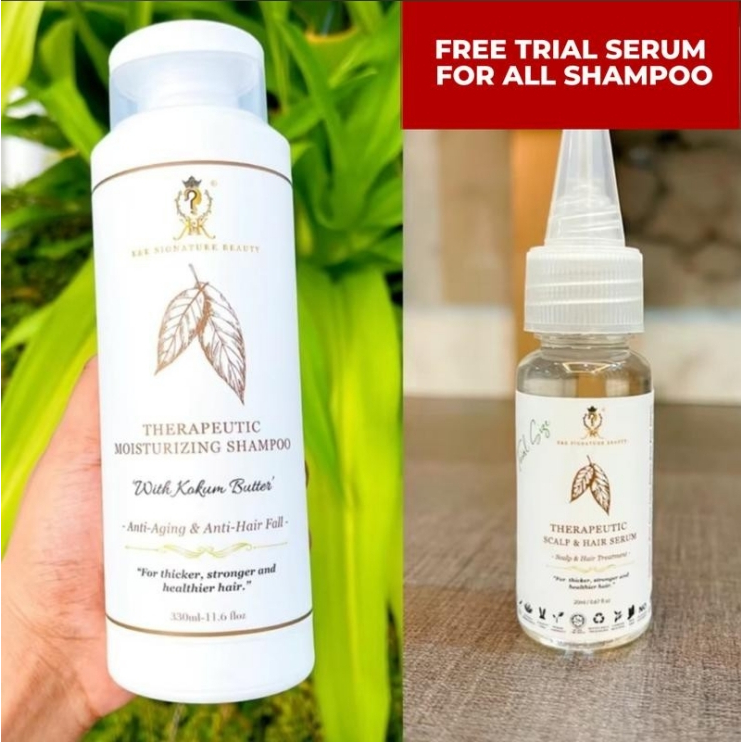 K&K Therapeutic Moisturising Shampoo for Hair Growth Anti Rambut Gugur ...