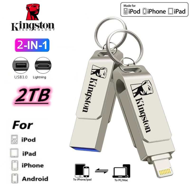 2TB USB 3.0 2-in-1 OTG flash drive 1TB 512GB 256GB 128GB 64GB 32GB 16GB ...