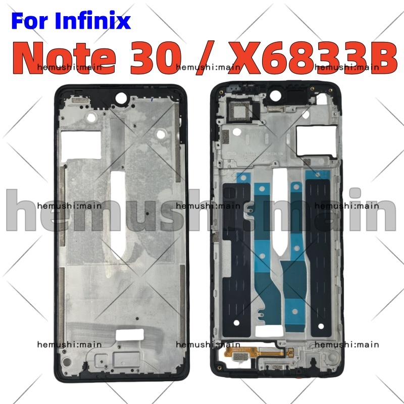 LCD front Display frame For Infinix Note 30 X6833B Front Housing Middle ...