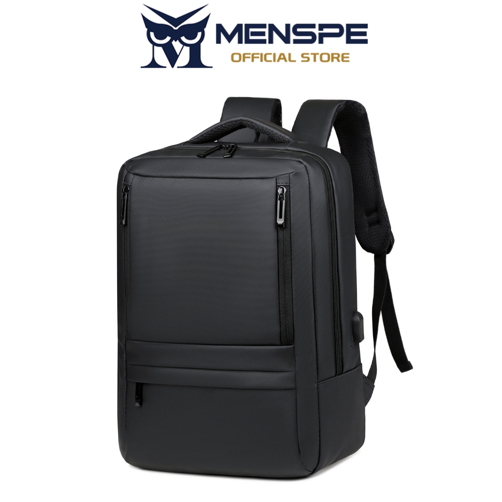 MENSPE Fashion Men's Business Laptop Backpack Large Capacity Men 15 ...