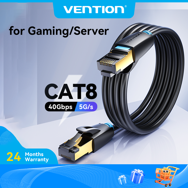 Vention Cat 8 SFTP Cable 40Gbps 2000MHz Ethernet Cable Multi-layer ...