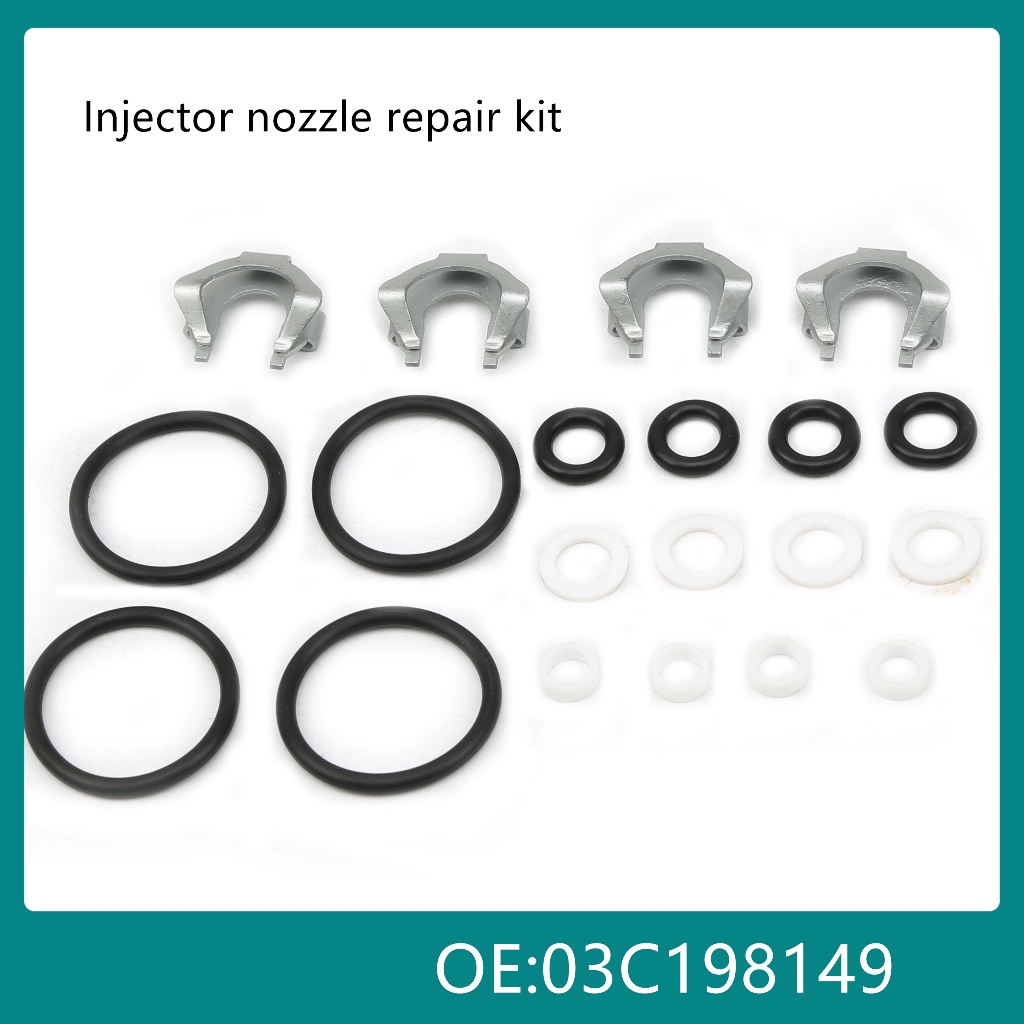 Injector Repair Gasket Kit O-Ring For Audi A1 A3 VW Jetta Polo Tiguan ...