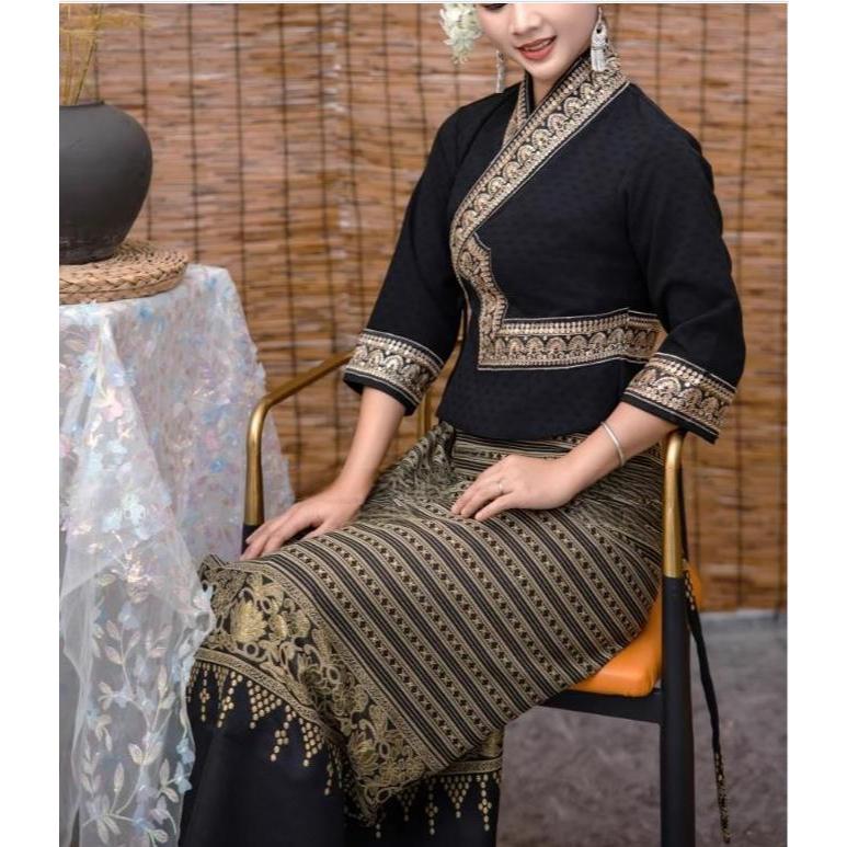 New Xishuangbanna Dai Thai national costume women's traditional Dai ...