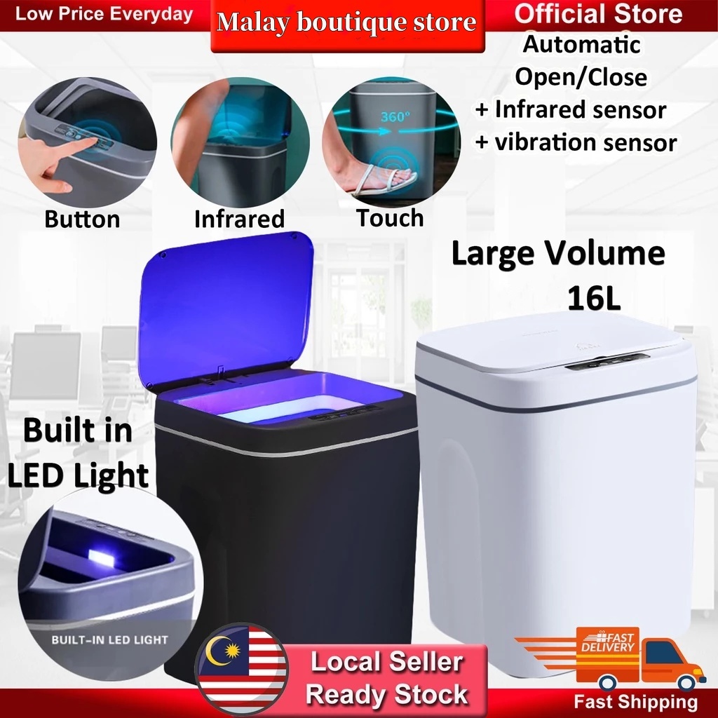 *Oversized trash can* Sensor Dustbin Automatic Open Dustbin Smart ...