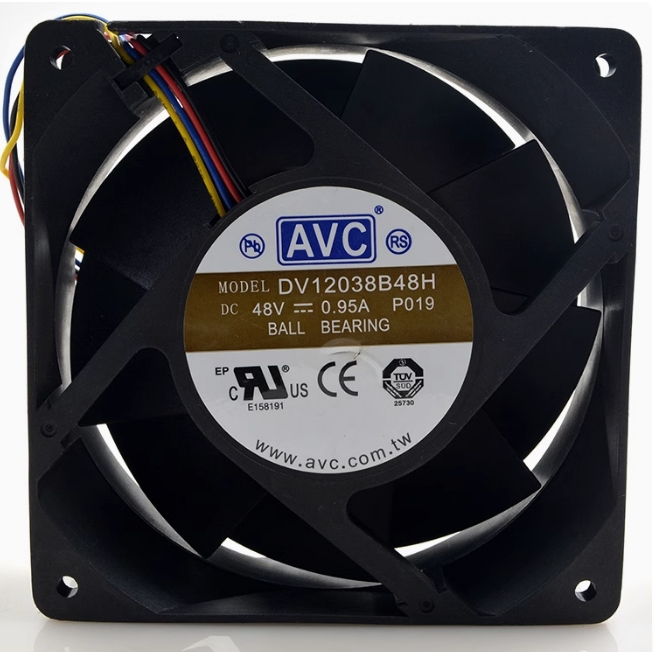 Brand New AVC 48V 0.95A DV12038B48H 12CM 12038 Industrial Inverter ...