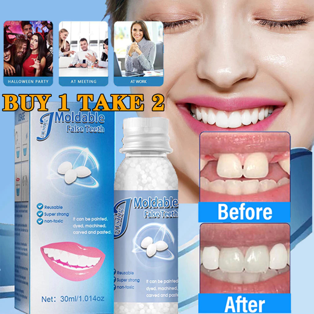 False Teeth Solid Glue Temporary Denture Plastic Denture Gum Denture ...