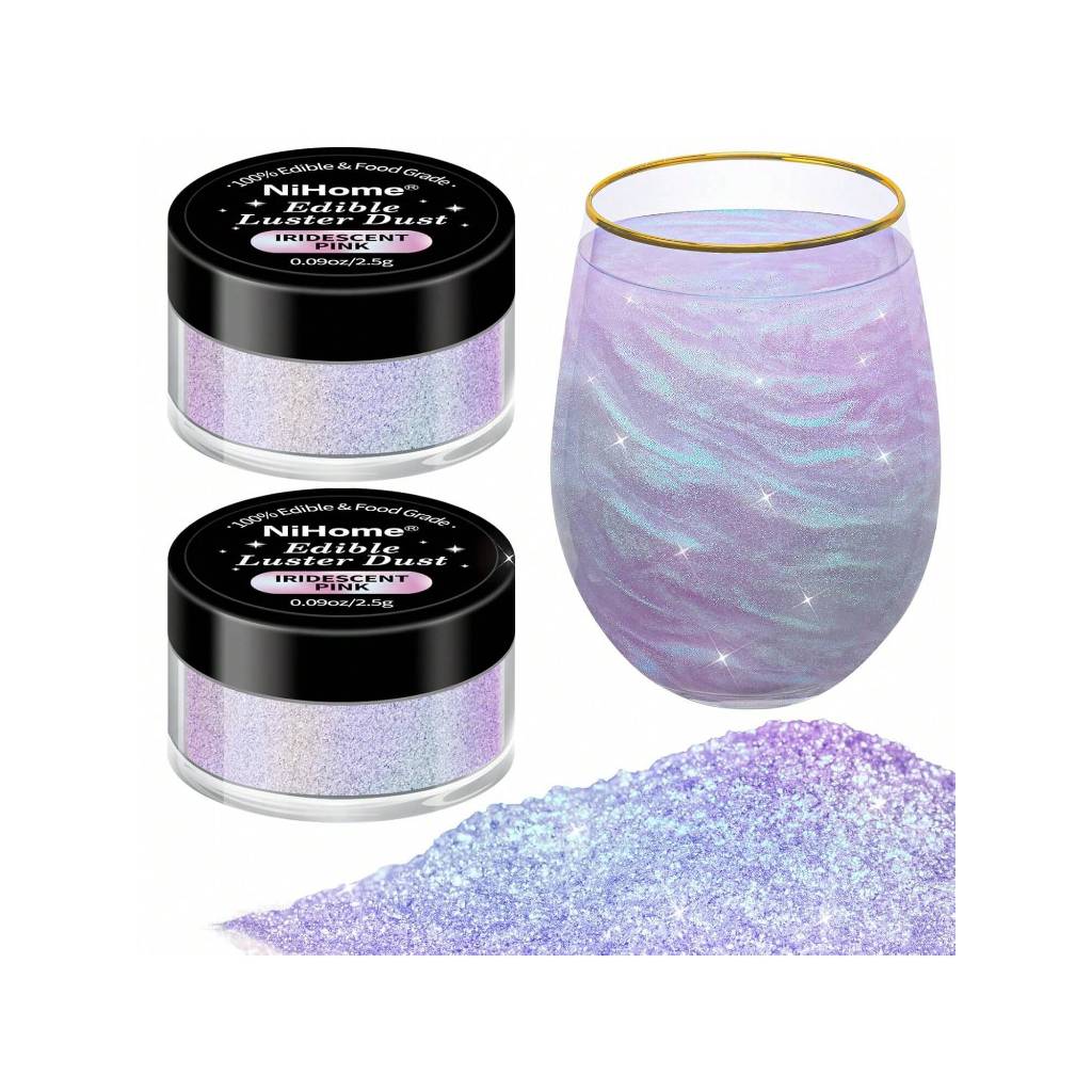 Edible Food-Grade Glimmer Powder Glitter Luster Dust Metallic Food ...
