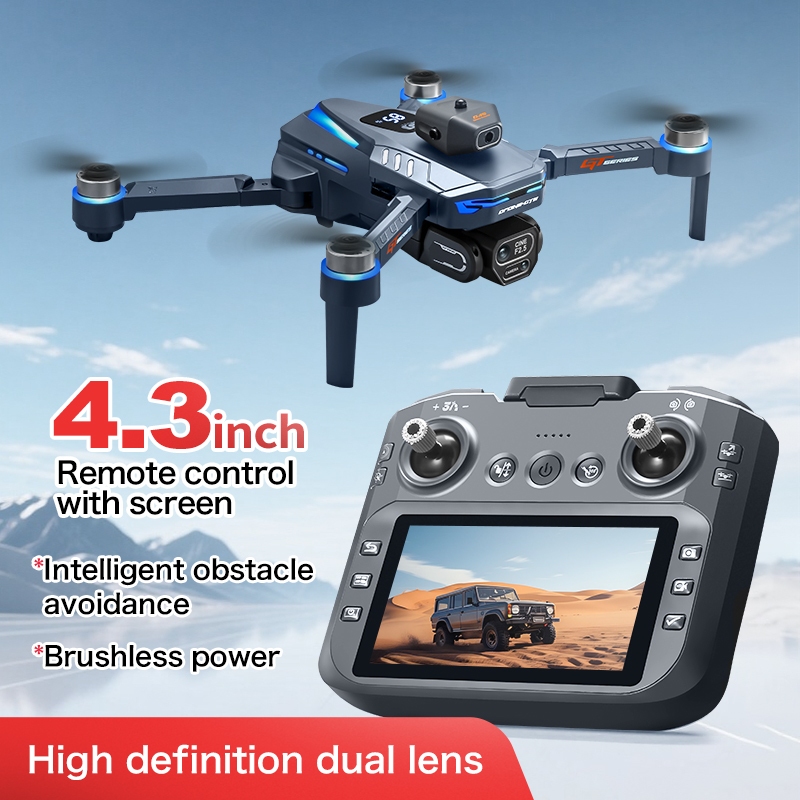 Profesional GT8 Drone 8K HD Dual Camera With Screen FPV WIFI Rc ...