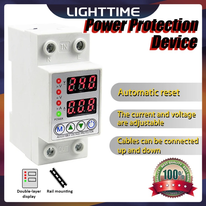 Power Protection Device Dual Display Over Under Voltage Protector AVP ...