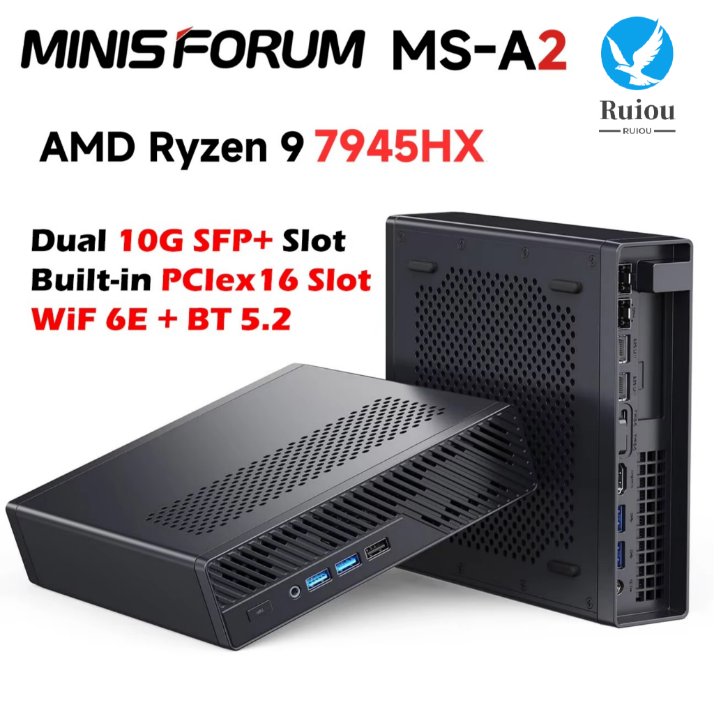 MINISFORUM MS-A2 MINI PC AMD Ryzen 9 7945HX/9955HX Windows 11 Pro ...