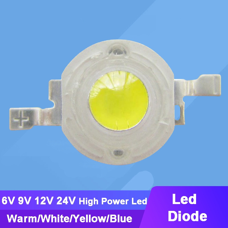 10pcs 6V 9V 12V 24V 1W 3W 5W White Warm LED Diodes Light Lamp Part ...