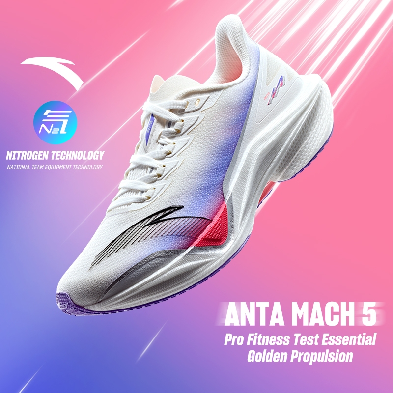 [3-10KM+] ANTA Women Mach 5 Running Shoes PRO Training Outdoor Sports ...