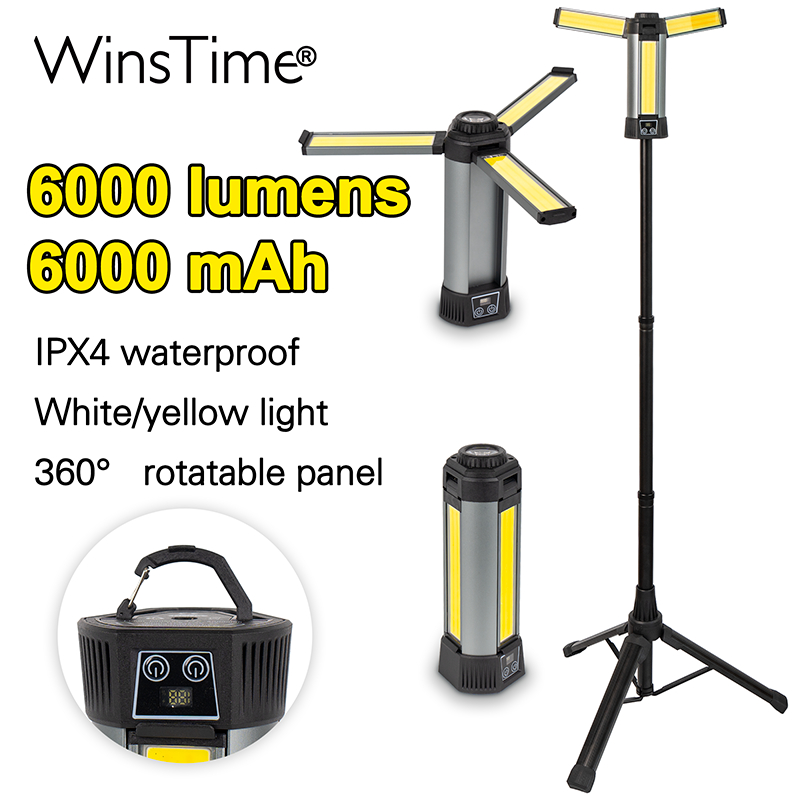 WinsTime Z88 LED Camping Light Outdoor Foldable Super Bright Strong ...