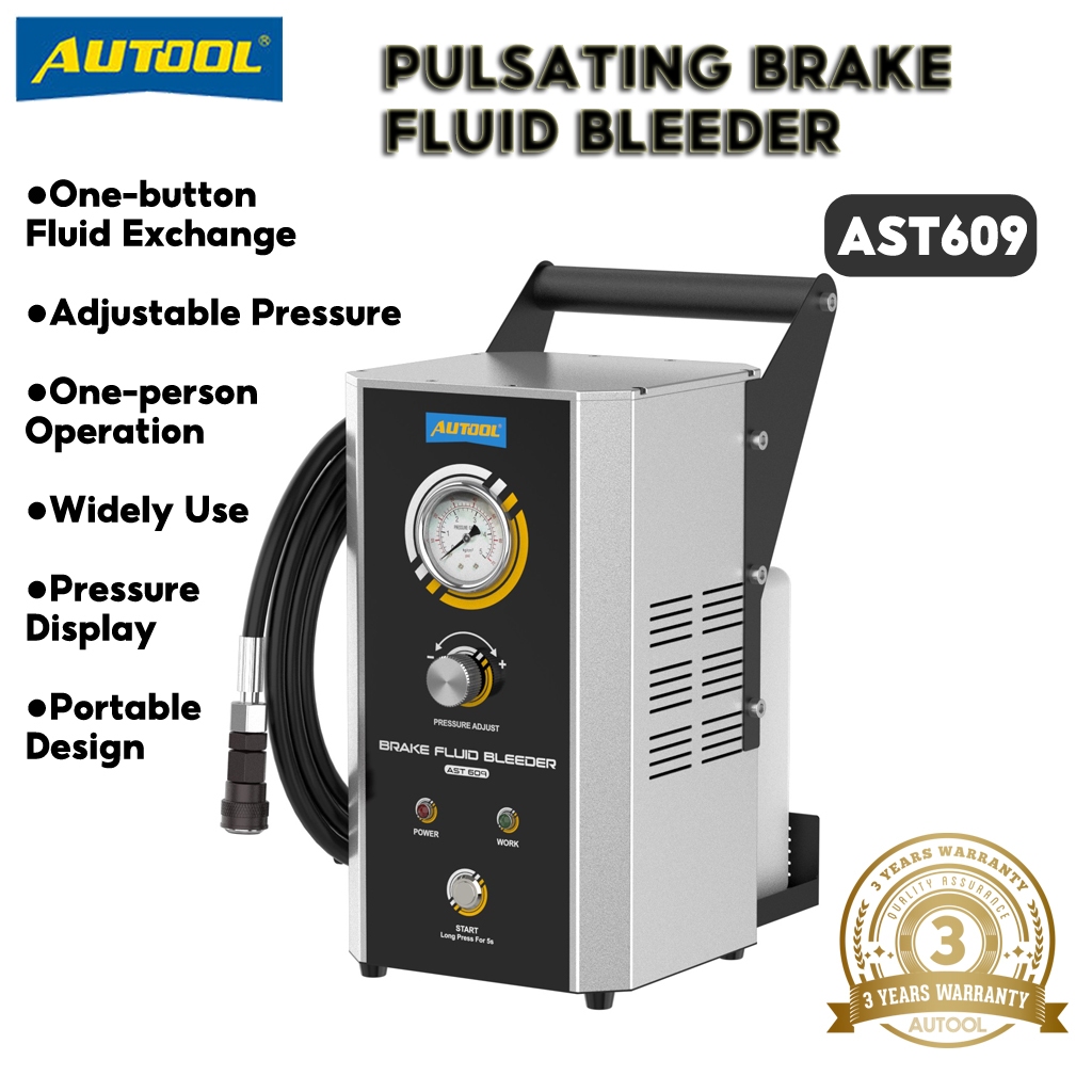 AUTOOL AST609 Professional Brake Fluid Exchange Tool car motor Brake Fluid Bleeder Extraction ...