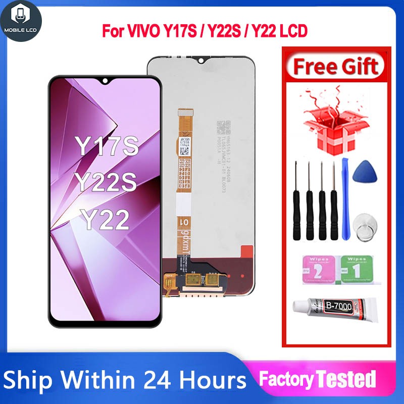 Original LCD With Frame For VIVO Y17S / Y22S / Y22 LCD Screen Display ...