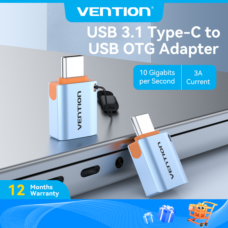 Vention USB C to A OTG Converter 10Gbps For Android Phone Tablet Laptop ...