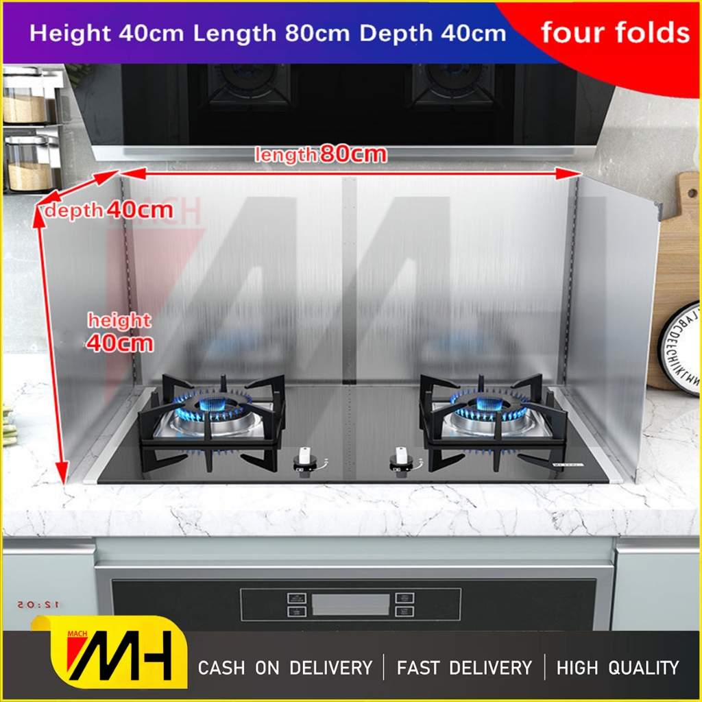 Foldable Stainless Steel Oil Baffle Splatter Shield High Temperature ...