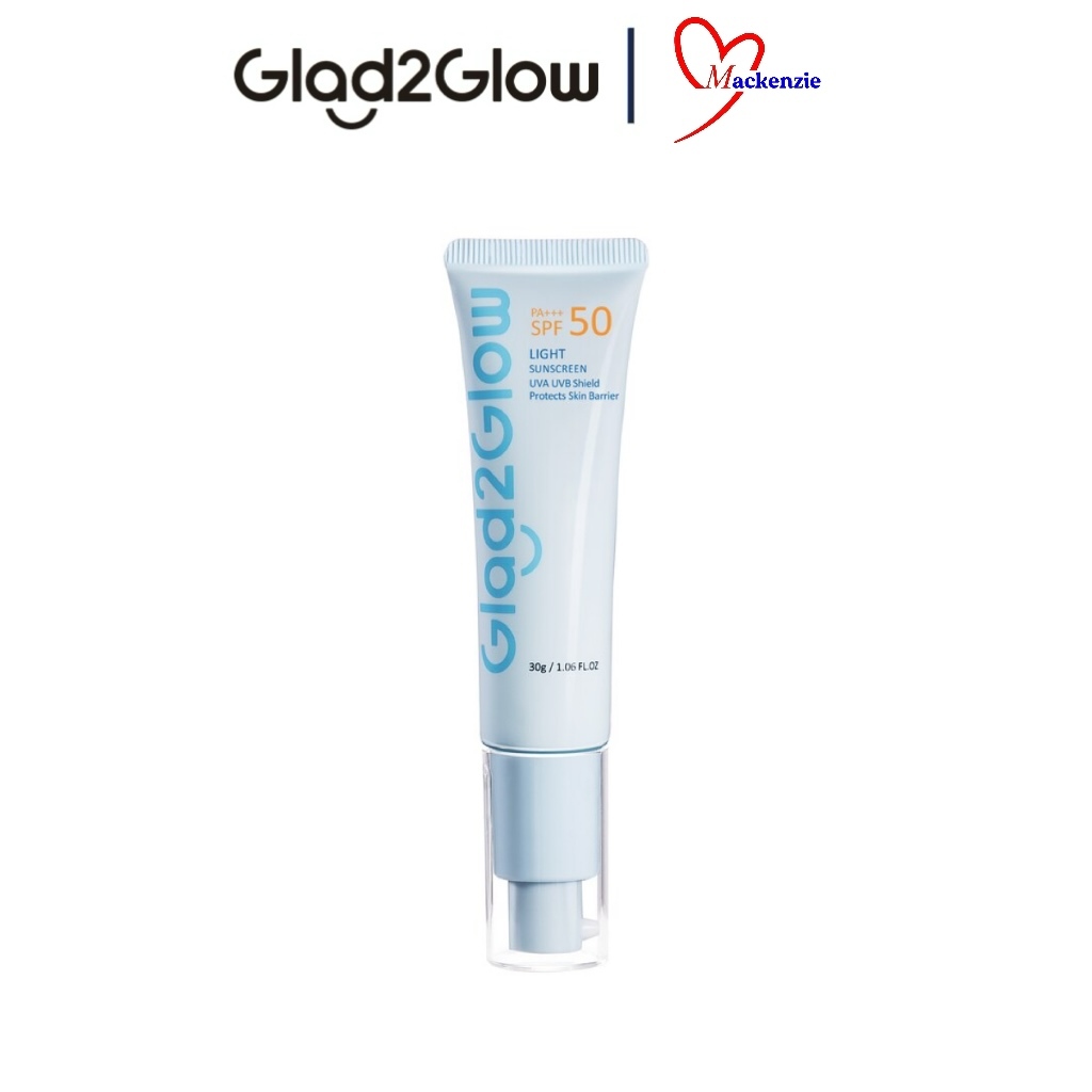 Glad2glow Light Sunscreen Gel SPF 50 PA+++/Sunscreen 30g Skincare ...