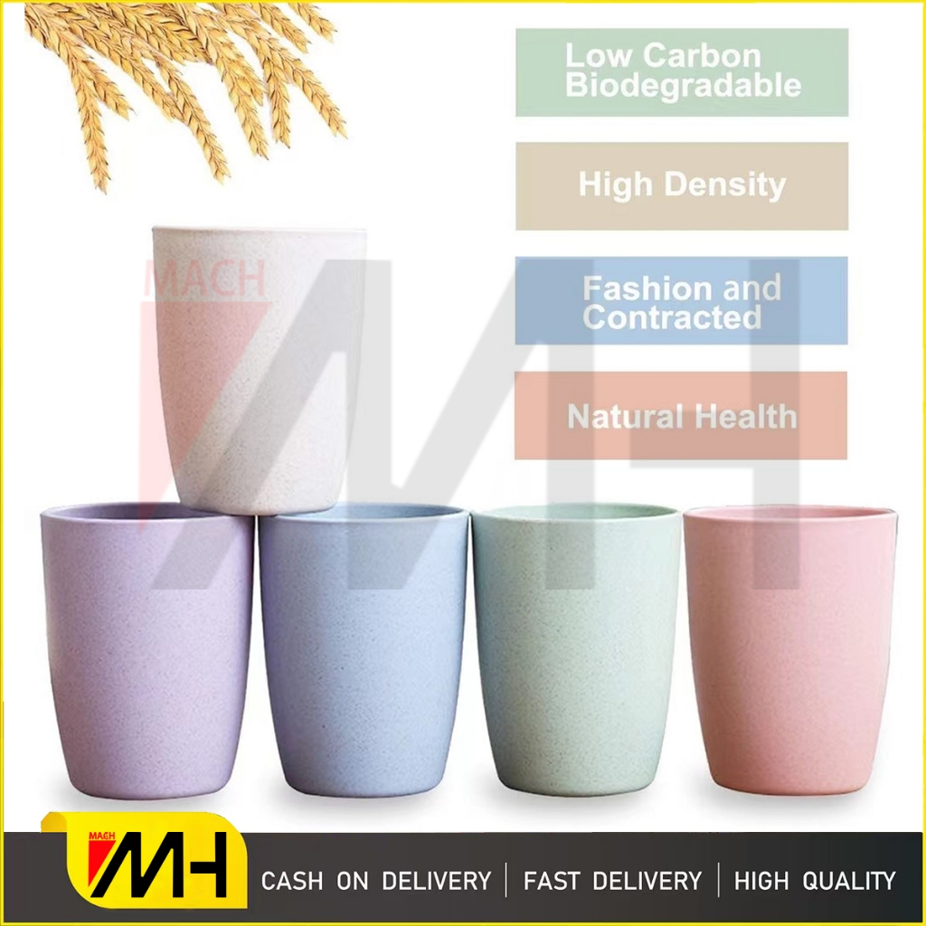 360ml Round Color Plastic Glass Cup Tumbler Cawan Gelas Plastik Bulat ...