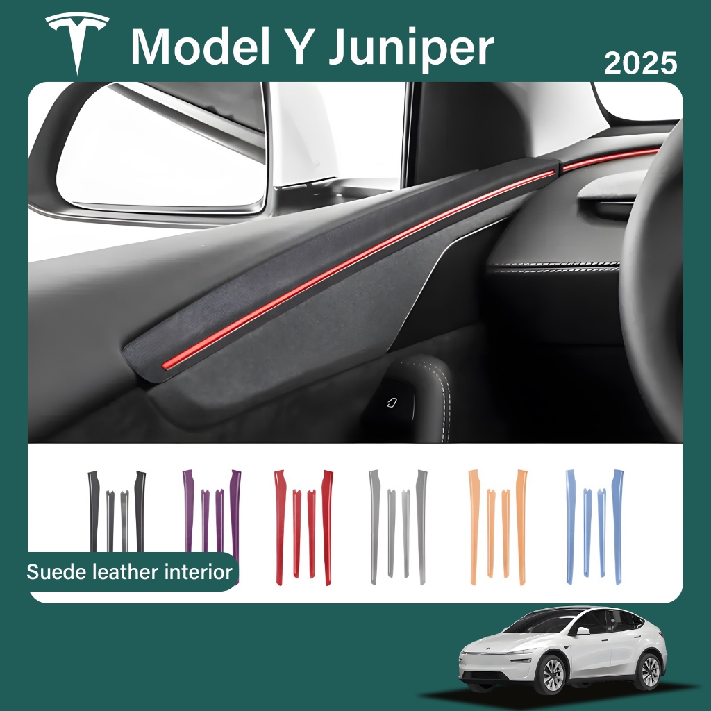 Suitable for 2025 2026 Tesla Model y Juniper door decoration stickers ...